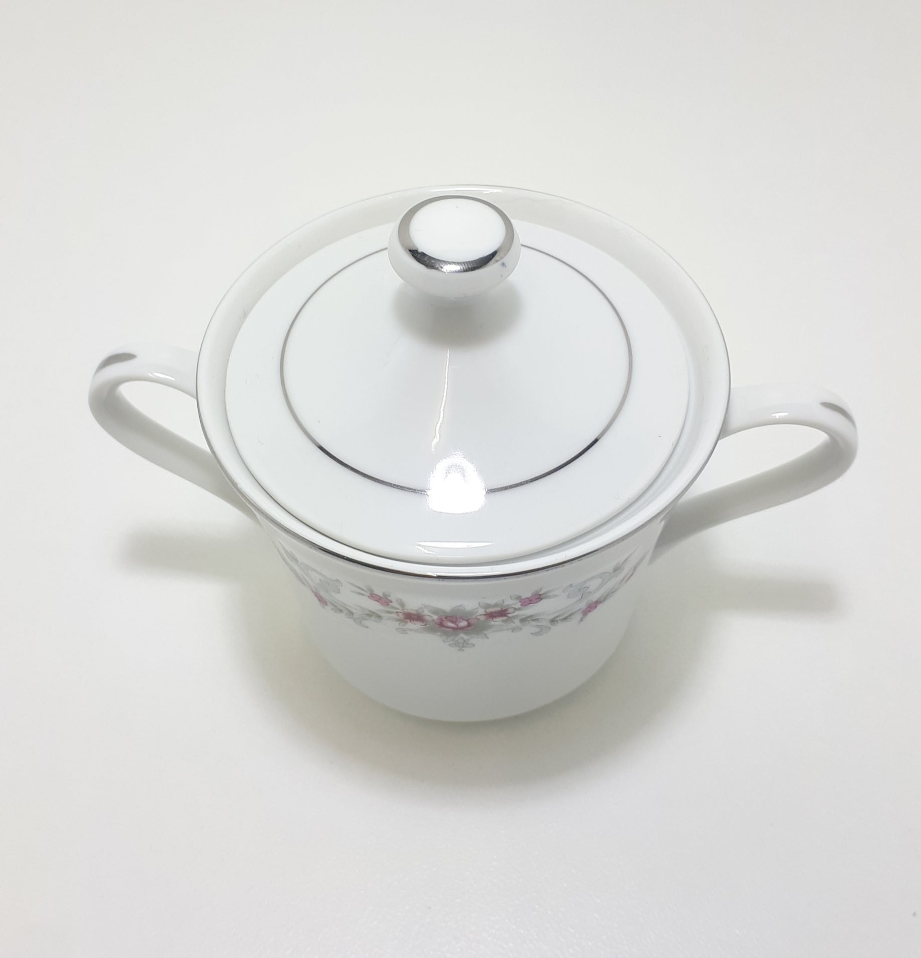 Vintage 1960’s Lara Ware Fine Porcelain Lidded Sugar Bowl With Double ...