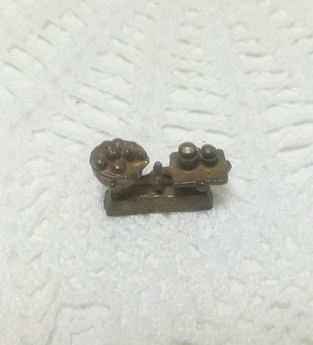 Collectable Printers Tray Miniature – Brass Scale With Weights ...