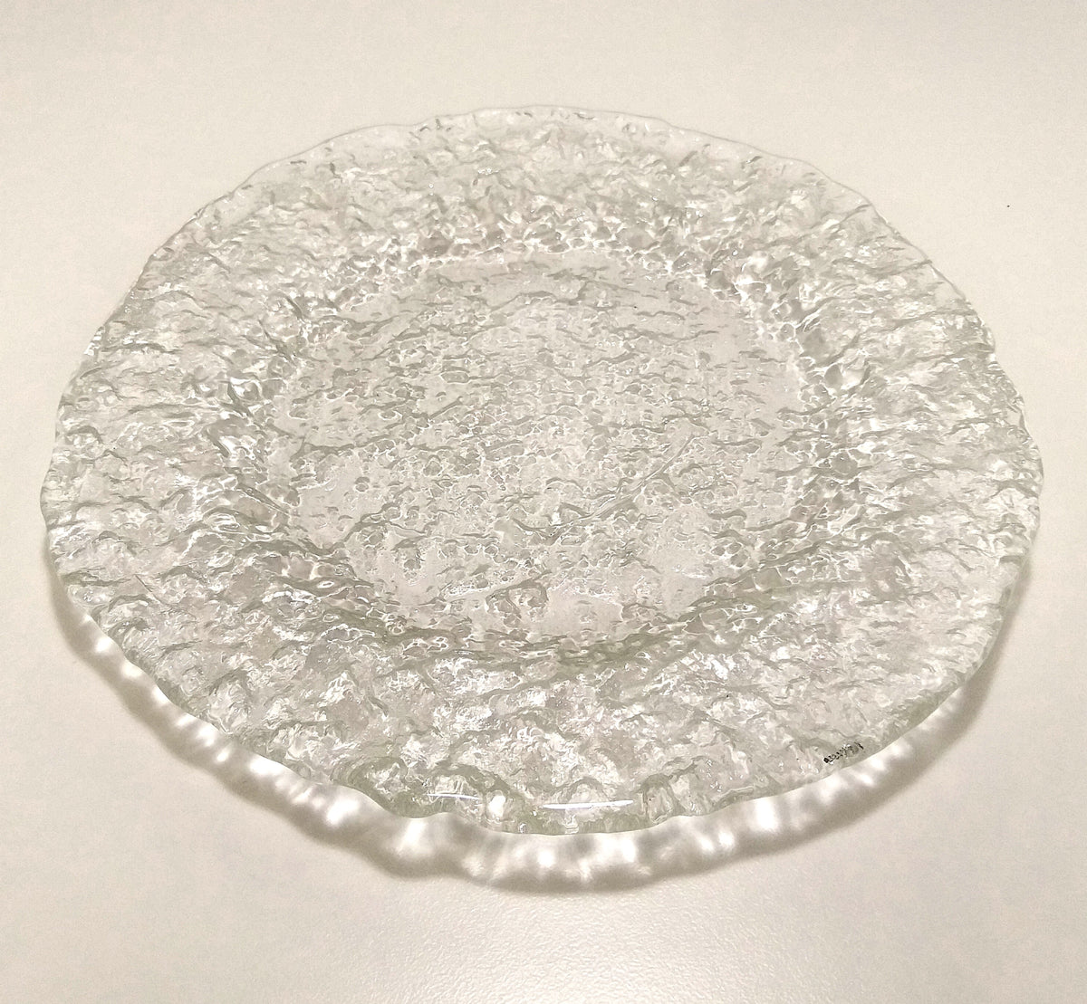 Vintage Decorative Textured Glass Display Plate – Affordable Preloved ...