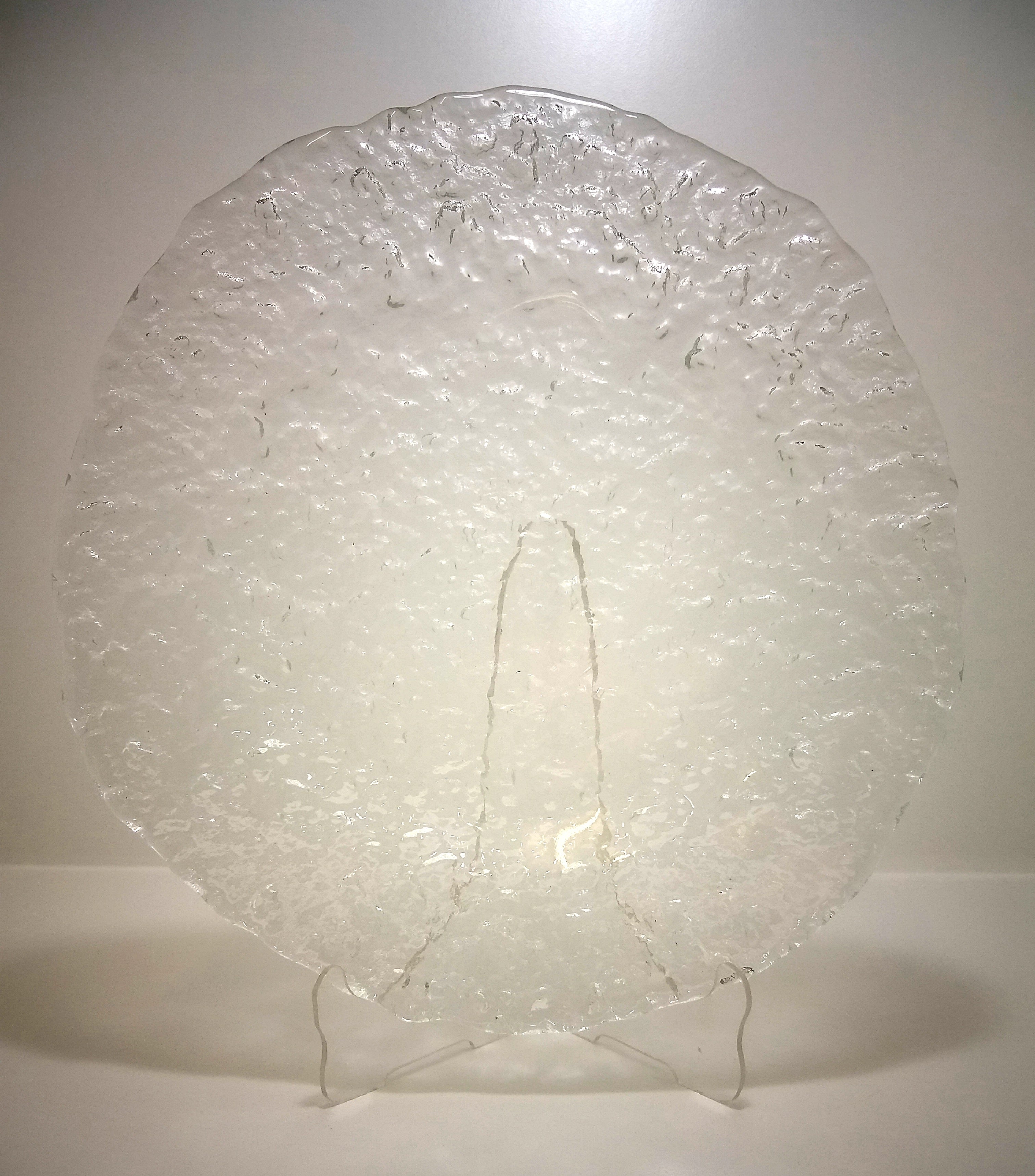 Vintage Decorative Textured Glass Display Plate – Affordable Preloved ...